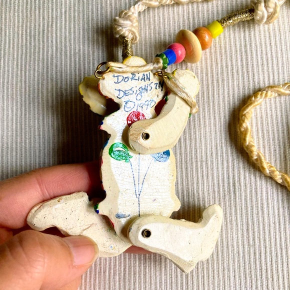 Vintage | Jewelry | Rare Vintage Dorian Designs Articulated Clown 99s ...
